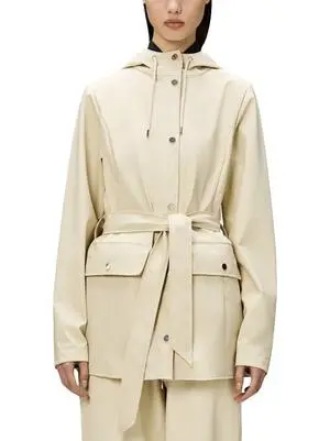 Rains Rains Curve Waterproof Rain Jacket Dune