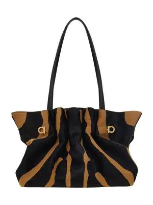 FERRAGAMO Ferragamo Soft Bag Brown