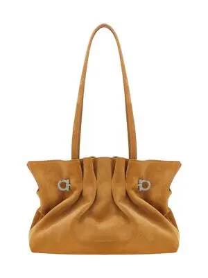 FERRAGAMO Ferragamo Soft Shoulder Bag Beige