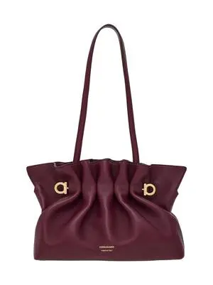 FERRAGAMO Ferragamo Soft Shoulder Bag Violet