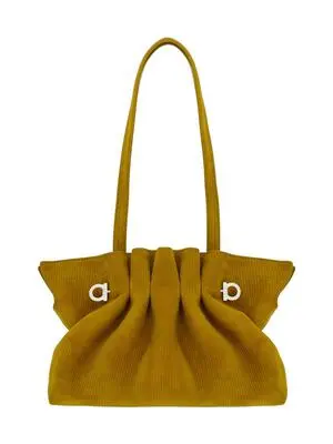 FERRAGAMO Ferragamo Soft Shoulder Bag Yellow