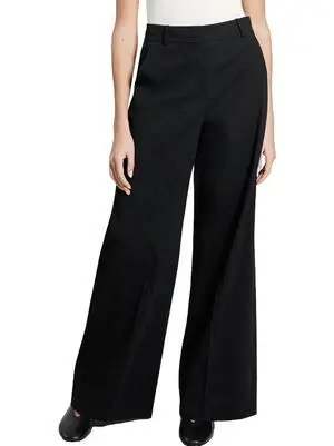 THEORY Theory Linen Blend Wide Leg Pants