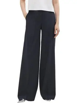 Theory Theory Linen Blend Wide Leg Pants Concord