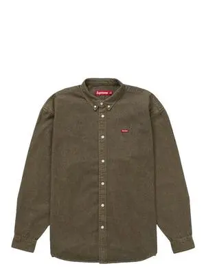 Supreme Small Box Denim Shirt Olive