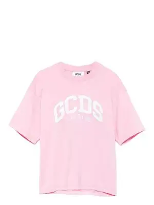 Gcds Lounge-logo T-shirt - Pink