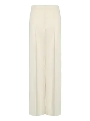 TWINSET Madreperla Wide Leg Trousers - White