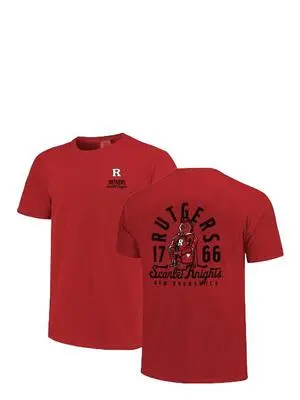 IMAGE ONE Rutgers Knights Comfort Colors Mascot Overlay T-shirt - Scarlet