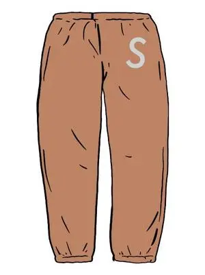 Supreme Swarovski Logo Sweatpant - Brown