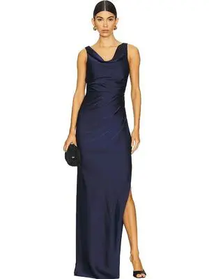 LOVERS AND FRIENDS Effie Gown - Navy Blue