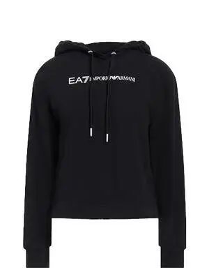 EA7 Cotton-elastane Sweatshirt - Black