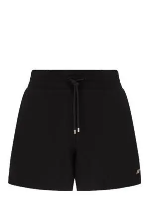 Emporio Armani Core Lady Fleece Shorts - Black