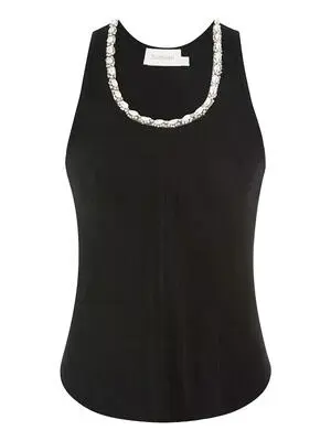 Zimmermann Illuminate Tank Top - Black