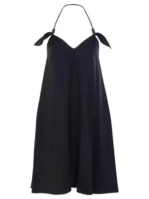 Loewe Knot-detailing Midi Dress - Black