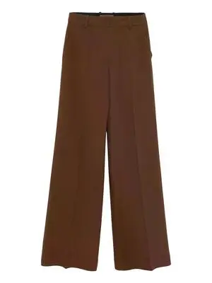 Ermanno Scervino Crepe Trousers - Brown