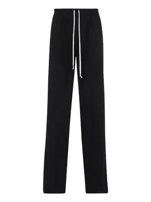 Rick Owens Wool Track Pants - Black