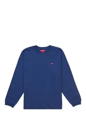Supreme Small Box Long Sleeve Tee Shirt - Dark Royal