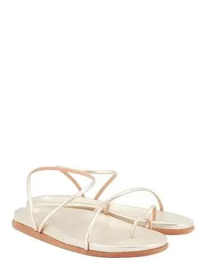 ANCIENT GREEK SANDALS Kansiz Strappy Sandals - Platinum