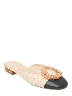 Jack Rogers Tinsley Mule Flats - Natural/black