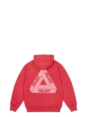 PALACE Pigment Wash Triferg Hood - Red