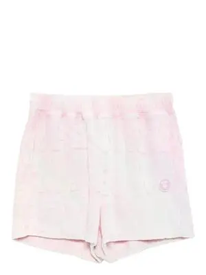 A BATHING APE Aape * Logo Sweat Shorts - Pink