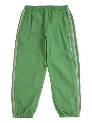 Supreme Contrast Zip Warm Up Pant - Green