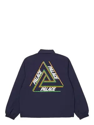 PALACE Tri Outline Coach Jacket - Navy Blue