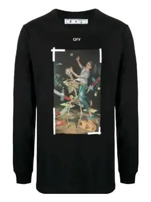 Off-White Pascal Painting Long Sleeve T-shirt - Black