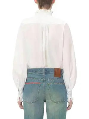 VALENTINO Cotton Ruffle Collar Shirt