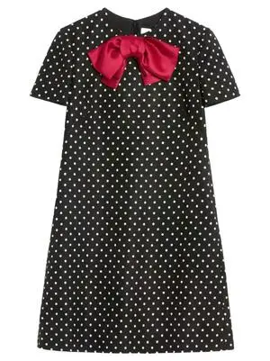 Valentino Garavani Printed Mini Dress - Black