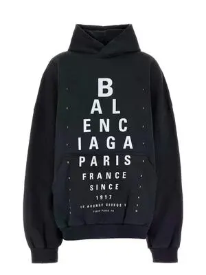 Balenciaga Oversized Hoodie - Black