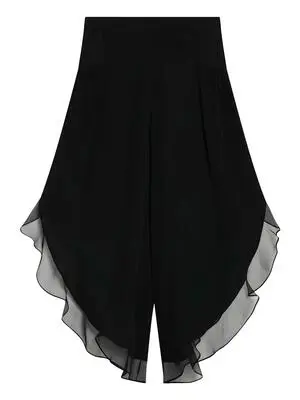 Valentino Garavani Georgette Trousers - Black
