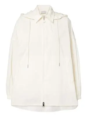 Moncler Logo Hooded Jacket - White