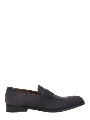 Zegna Suede Penny Loafers - Blue