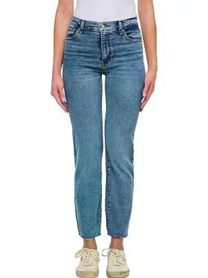 FRAME Le Sleek Straight Leg Jeans - Blue