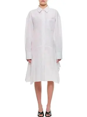 Stella McCartney Flared Shirt Dress - White