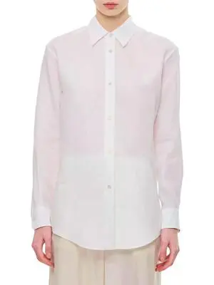 Gabriela Hearst Linen Button-down Shirt - White