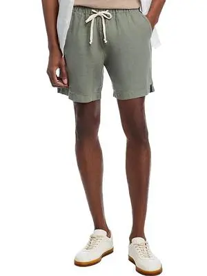 ALEX CRANE Linen Shorts - Jade