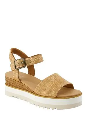 Toms Diana Platform Sandals - Brown