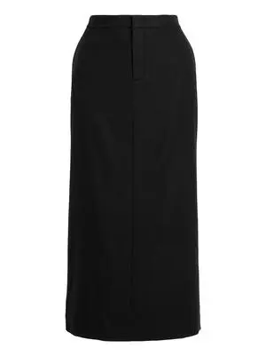 Vince Jersey Midi Skirt - Black