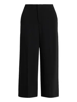 Vince Crepe Wide-leg Pants - Black