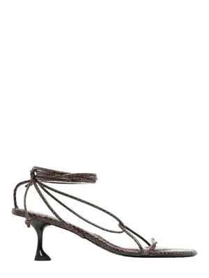 Proenza Schouler 60mm Tee Sandals - Brown