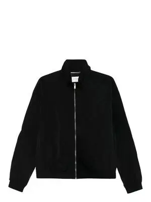 Saint Laurent Crinkled Blouson Jacket - Black