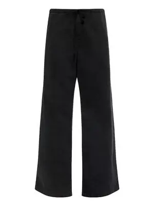 MAISON MARGIELA Cotton Trousers - Black