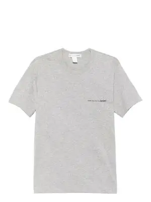Comme Des Garçons Logo-print T-shirt - Grey