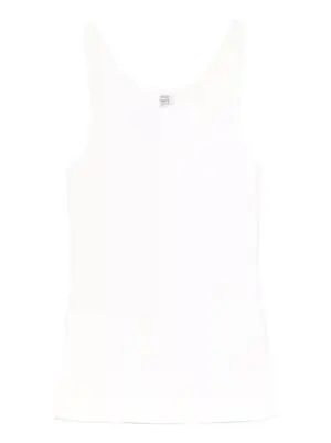 TOTEME Fine-knit Tank Top - White