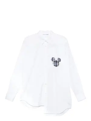 Comme Des Garçons X Disney Mickey-print Shirt - White