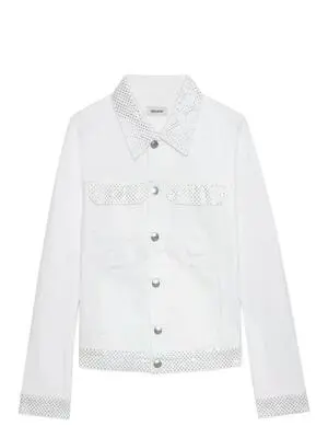 Zadig&Voltaire Kioky Denim Jacket - White