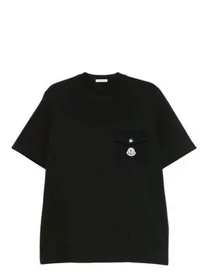 Moncler Logo-patch T-shirt - Black