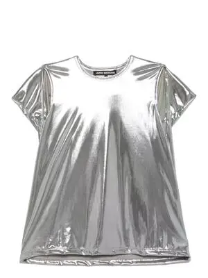 Junya Watanabe Metallic-finish T-shirt - Silver