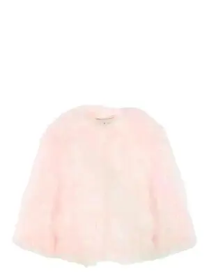 YVES SALOMON Feather Jacket - Pink